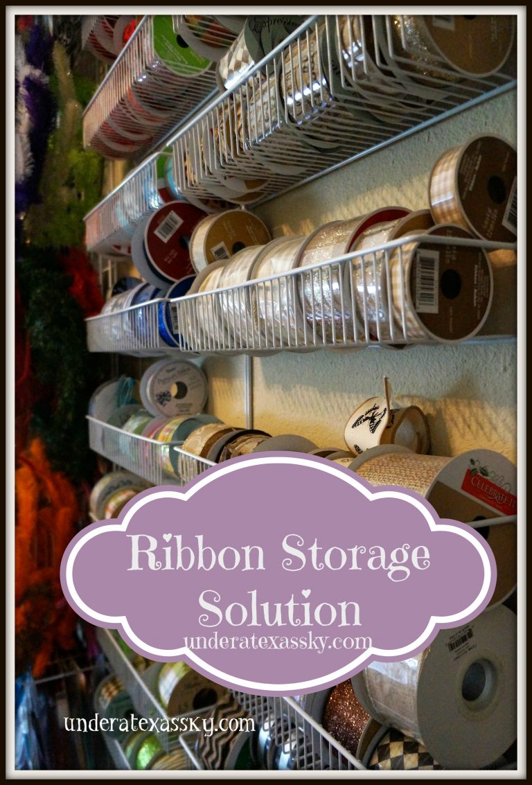 Ribbon Storage Solution - Under a Texas Sky