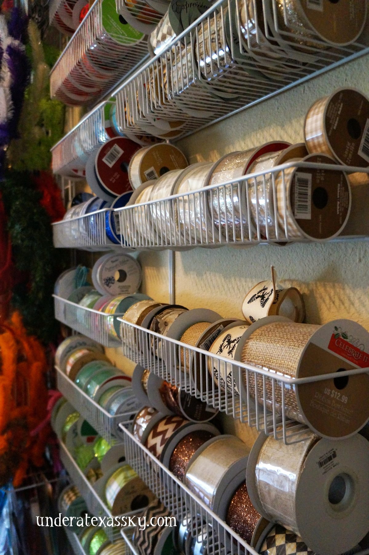 Ribbon Storage Solution - Under a Texas Sky