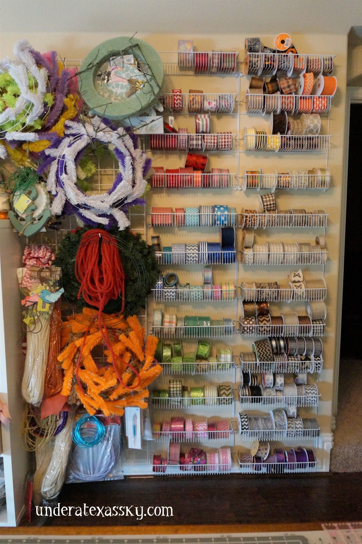 Ribbon Storage Solution - Under a Texas Sky