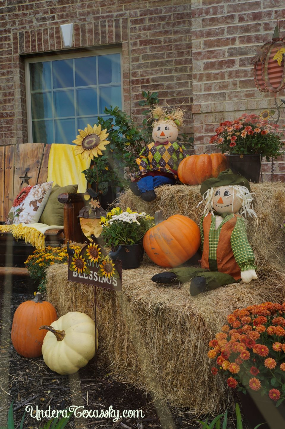 Fall Landscaping Decor 2016 - Under a Texas Sky