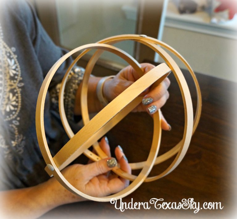 Decorative Orb DIY - Under a Texas Sky