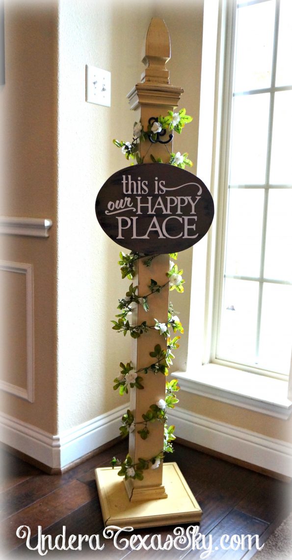 Porch Sign Post Update - Under a Texas Sky