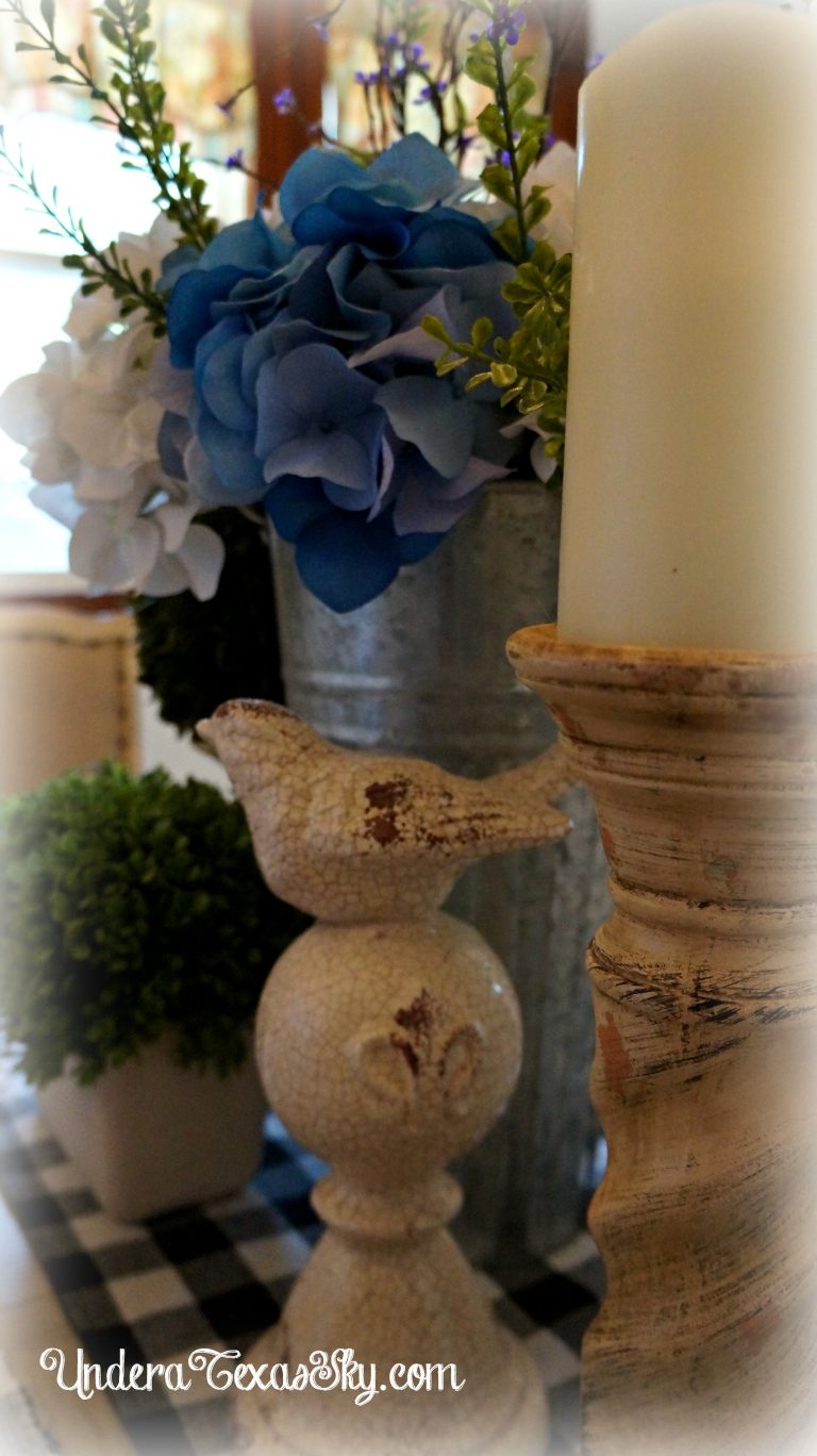 Farmhouse Tablescape - Under a Texas Sky