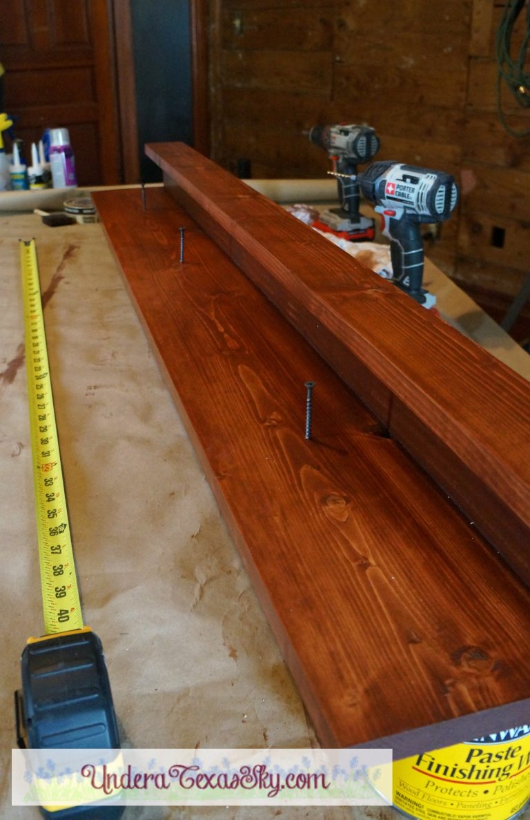 Plate Ledge Shelf Tutorial - Page 2 of 2 - Under a Texas Sky