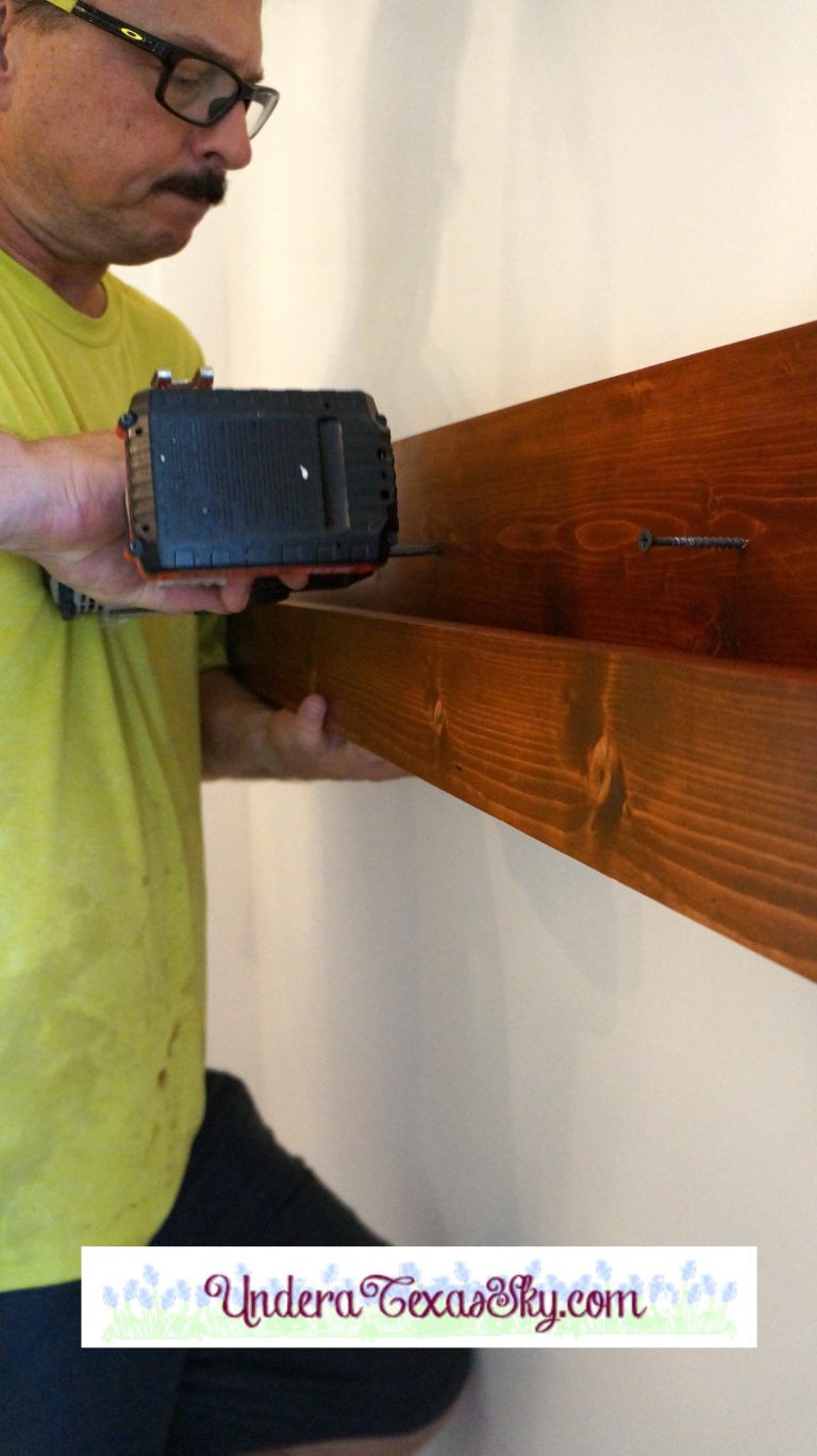 Plate Ledge Shelf Tutorial - Page 2 of 2 - Under a Texas Sky