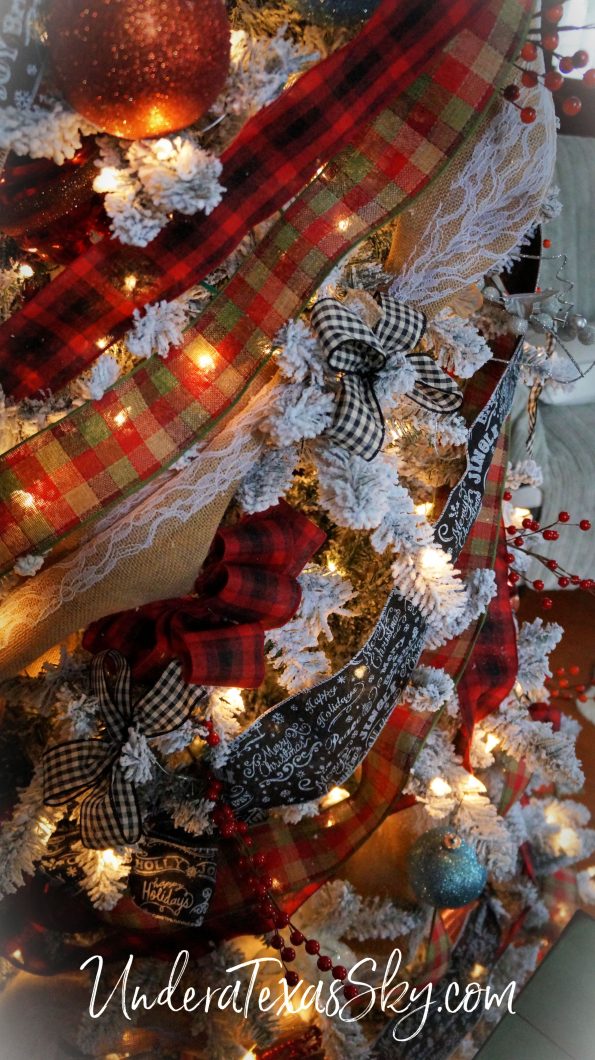 Rustic Christmas Tree Decor - Under a Texas Sky
